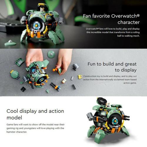 Lego 75976 Overwatch Wrecking Ball Hammond Hamster | Shoppinggalore9123
